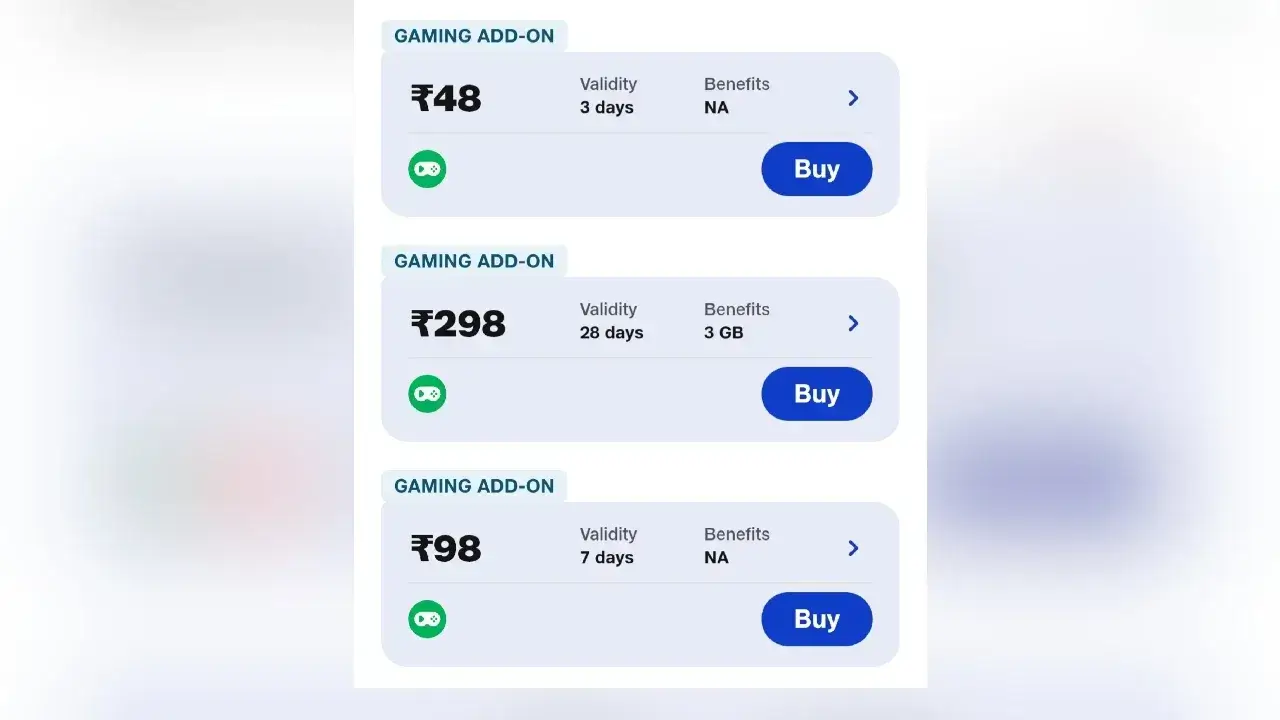 Jio New Prepaid Gaming Plans Launched, Starting at Rs. 48 - EverythingJio